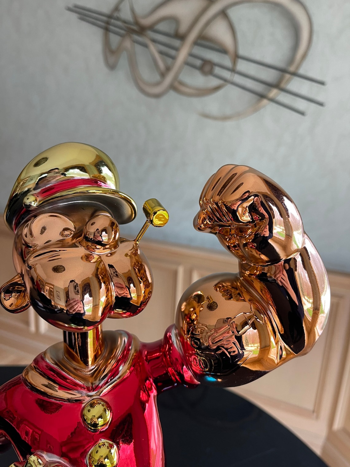 Custom 15 Chrome Red Popeye the Sailor Man Wynn Statue - Etsy