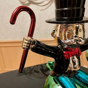 Custom 16” Chrome Monopoly Man Statue Sculpture Alec Monopoly Pop Art ...