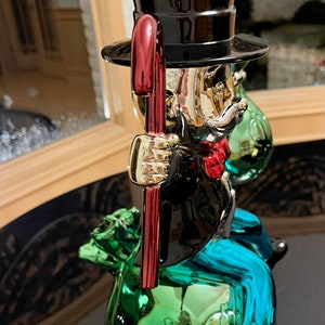 Custom 16” Chrome Monopoly Man Statue Sculpture Alec Monopoly Pop Art ...