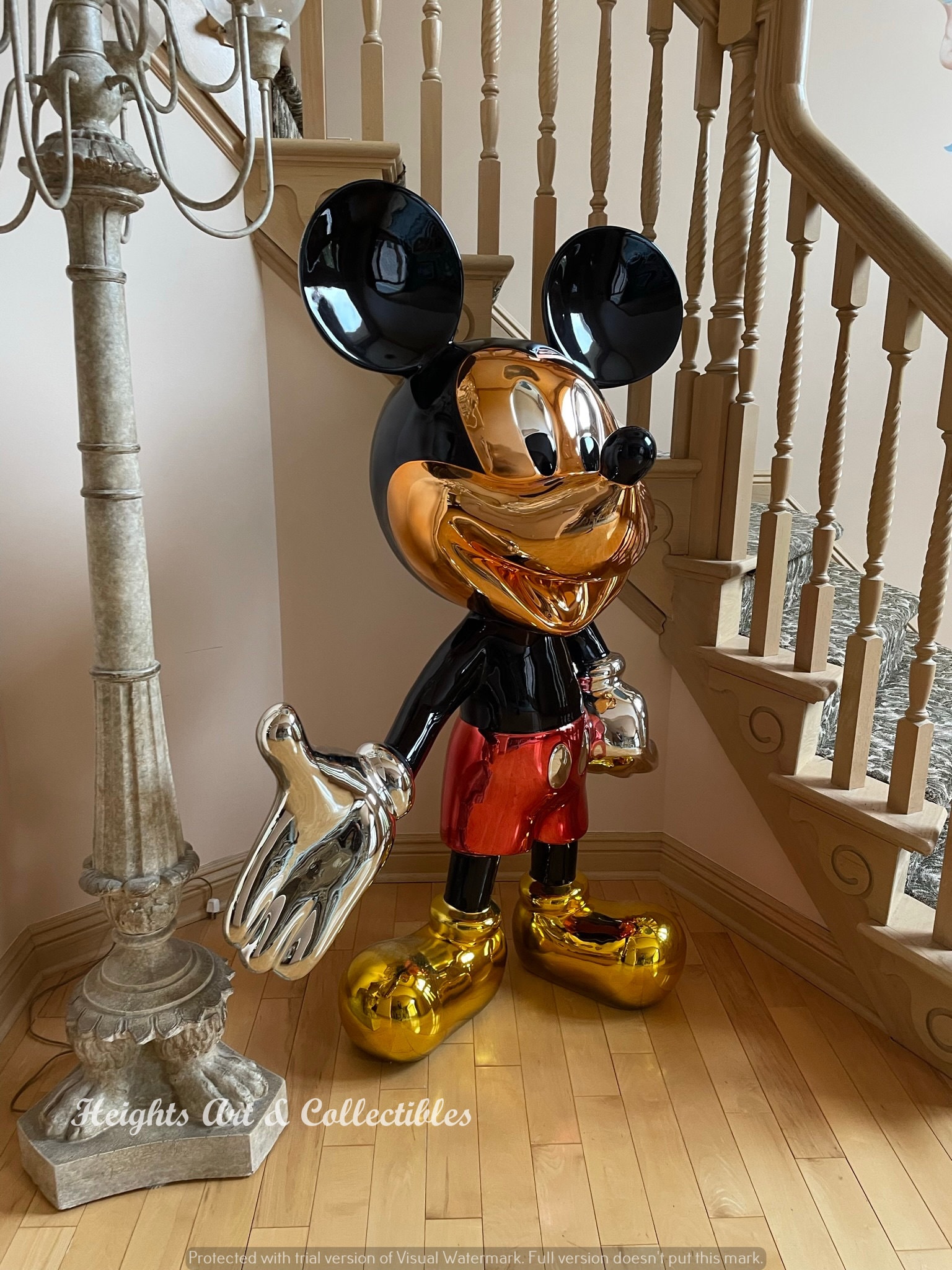 5.5ft Custom Candy Chrome Mickey Mouse Statue Sculpture Pop Art - Etsy