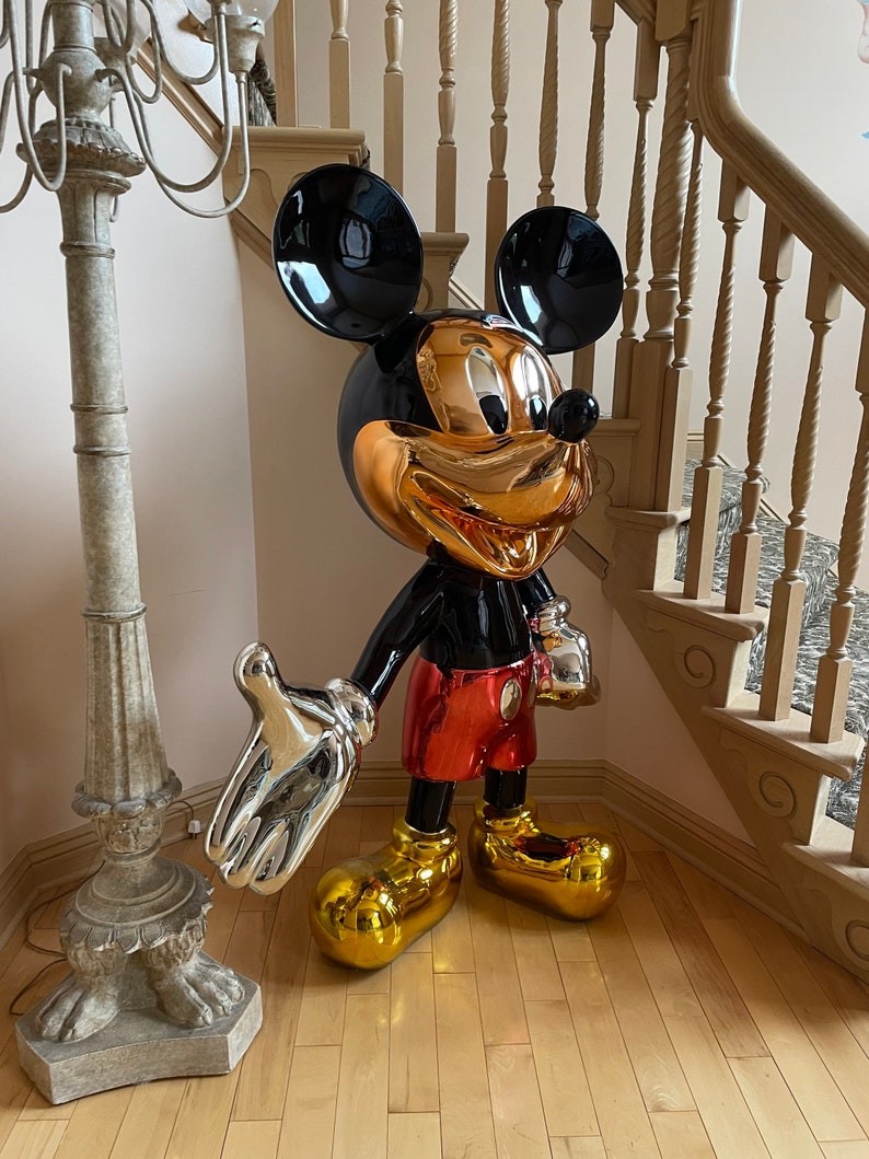 5.5ft Custom Candy Chrome Mickey Mouse Statue Sculpture Pop - Etsy UK