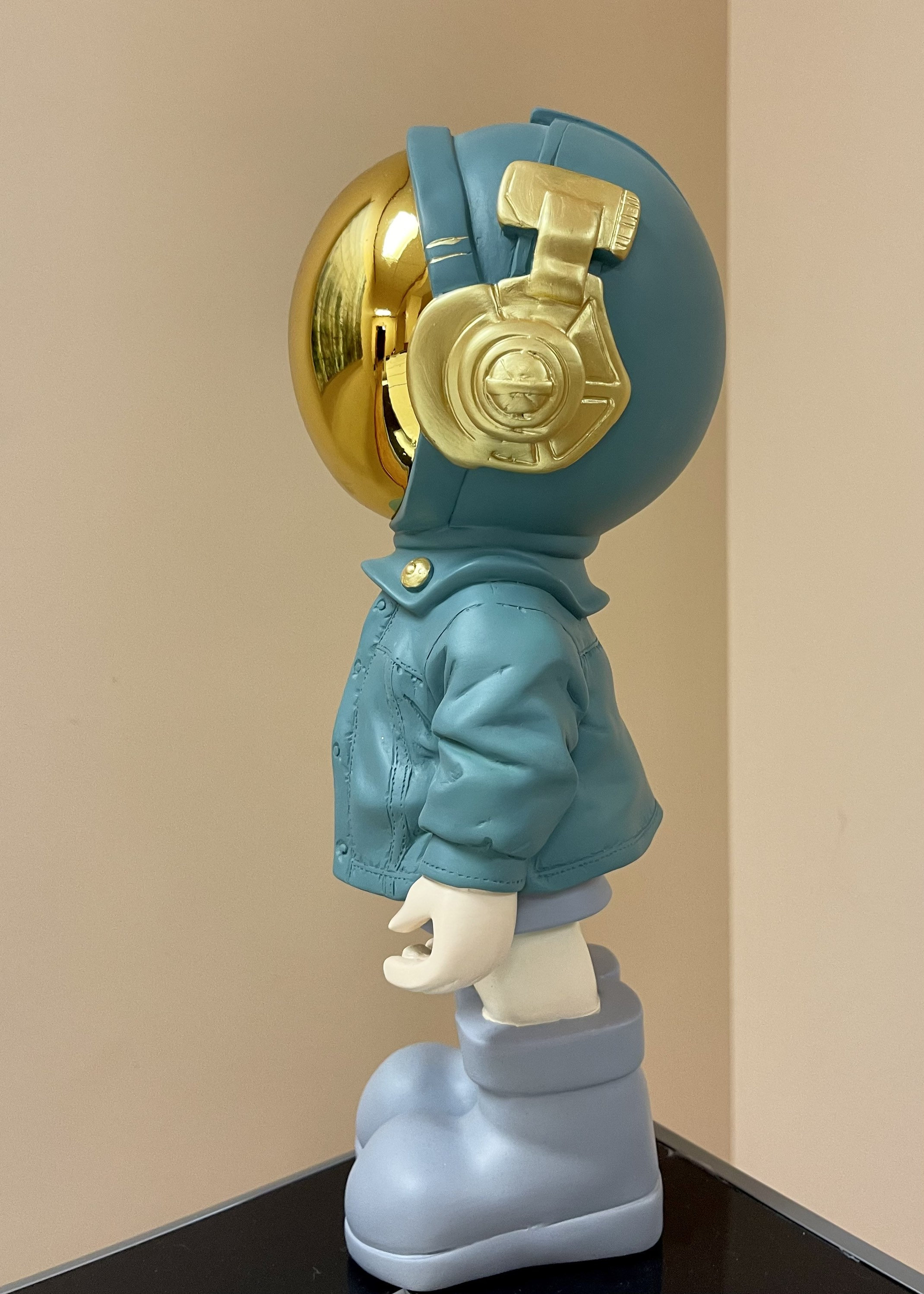 Custom 14 Chrome Astronaut Spaceman Statue Sculpture Home - Etsy