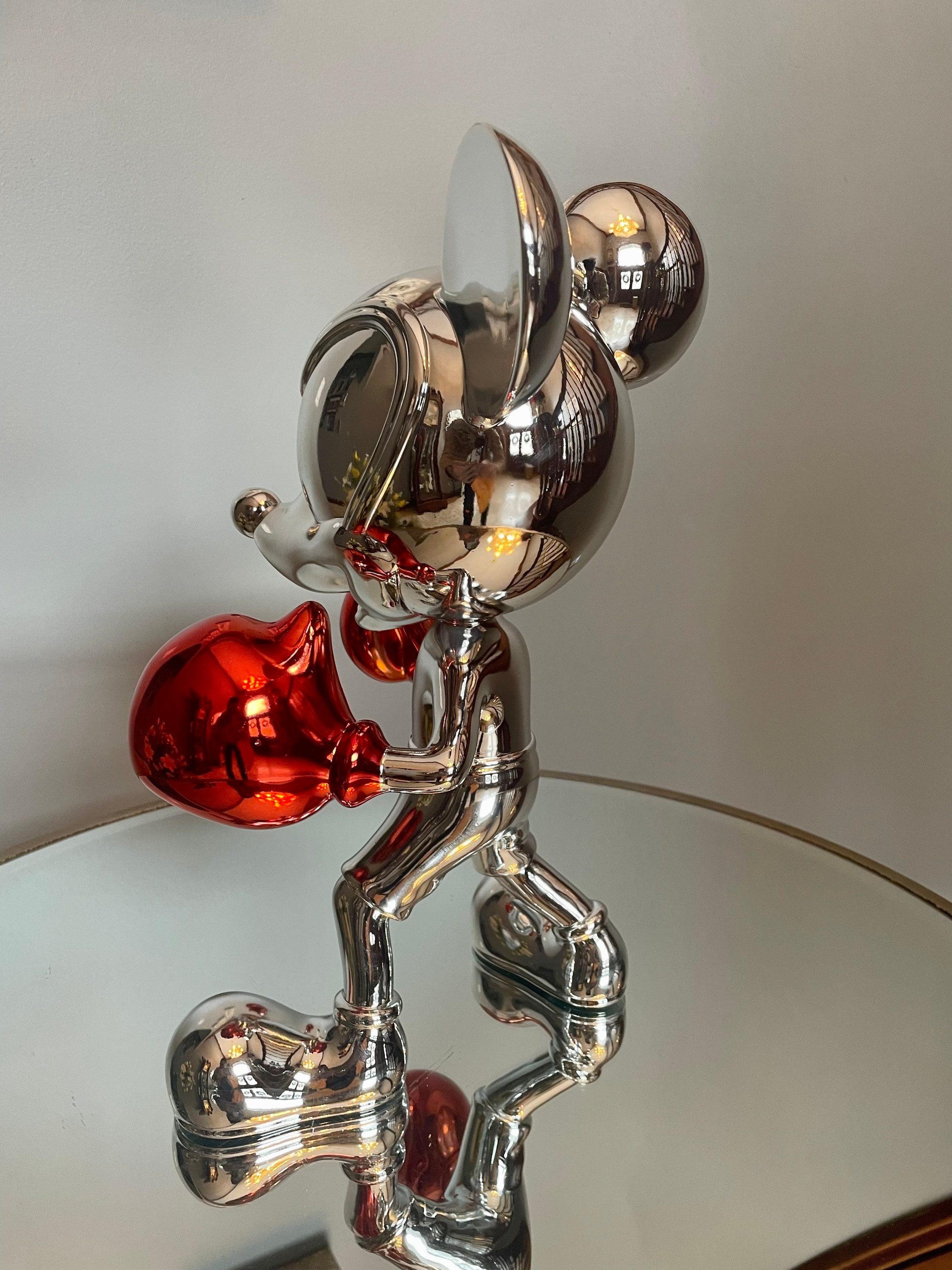 Custom 15 Candy Chrome Silver Boxing Mickey Mouse With Boxing Gloves ...