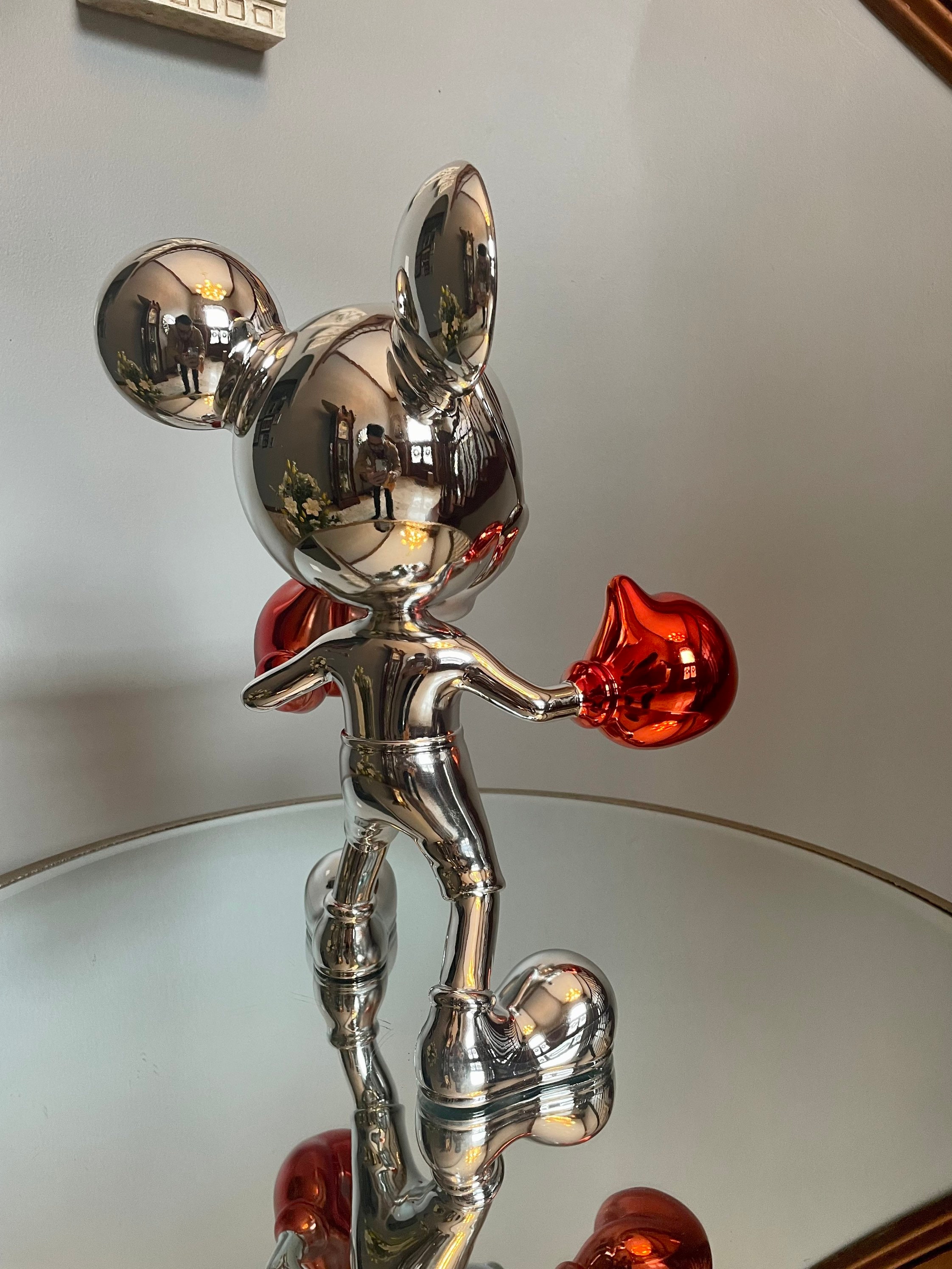 Custom 15 Candy Chrome Silver Boxing Mickey Mouse With Boxing Gloves ...