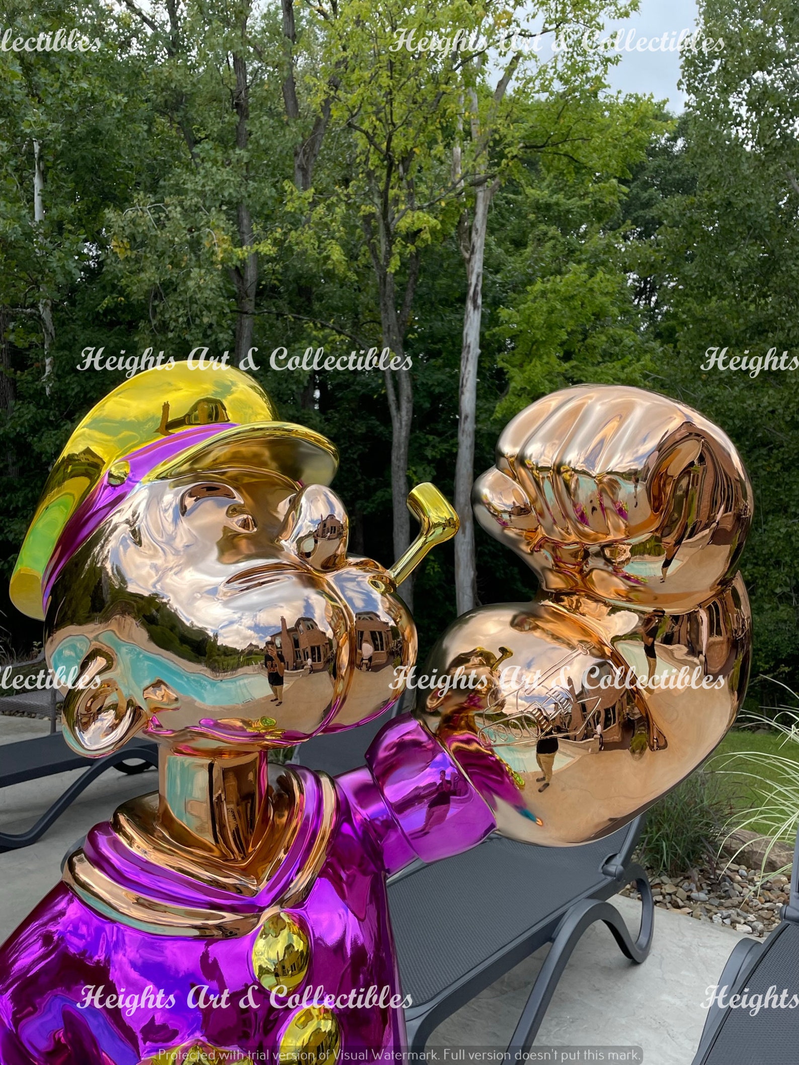 6 Feet Tall! Life Size Popeye Wynn Resort Pop Art Statue Sculpture ...