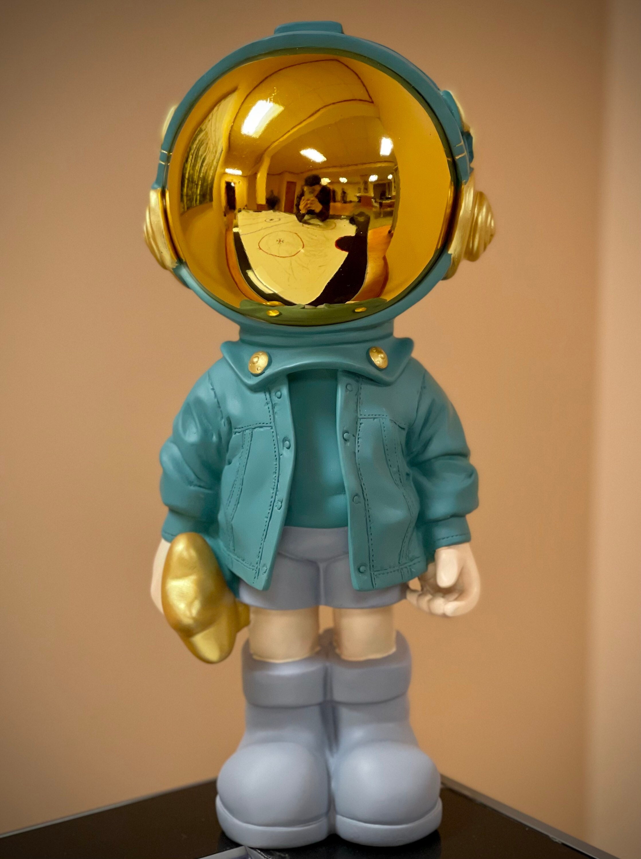 Custom 14 Chrome Astronaut Spaceman Statue Sculpture Home - Etsy