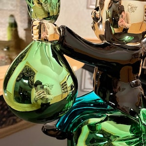 Custom 16” Chrome Monopoly Man Statue Sculpture Alec Monopoly Pop Art ...