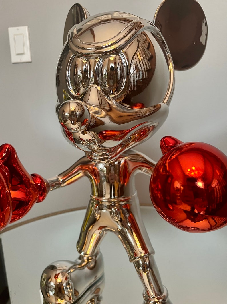 Custom 15 Candy Chrome Silver Boxing Mickey Mouse With Boxing Gloves ...