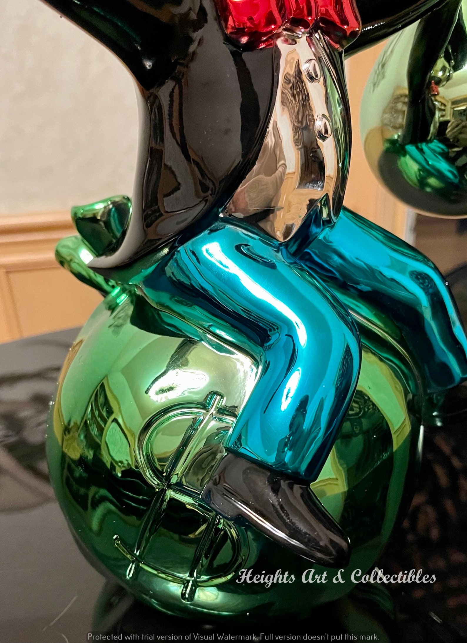 Custom 16” Chrome Monopoly Man Statue Sculpture Alec Monopoly Pop Art ...