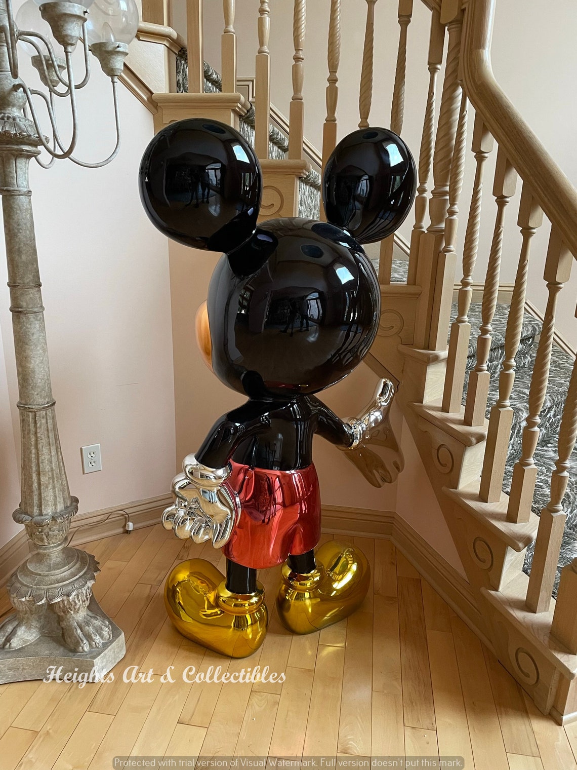 5.5ft Custom Candy Chrome Mickey Mouse Statue Sculpture Pop Art - Etsy