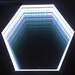 Hexagonal Infinity Mirror Wall Decor, LED Infinity Mirror With Ultra ...