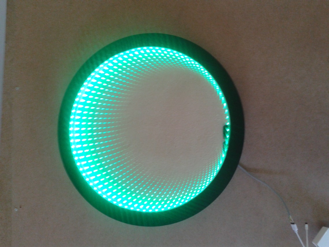 Infinity Mirror Wall Decor, LED Infinity Mirror With Ultra Dense LED ...