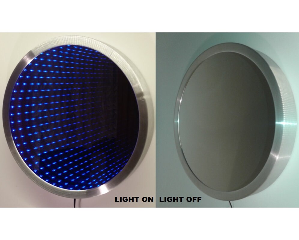 Infinity Mirror Wall Decor, LED Infinity Mirror With Ultra Dense LED ...