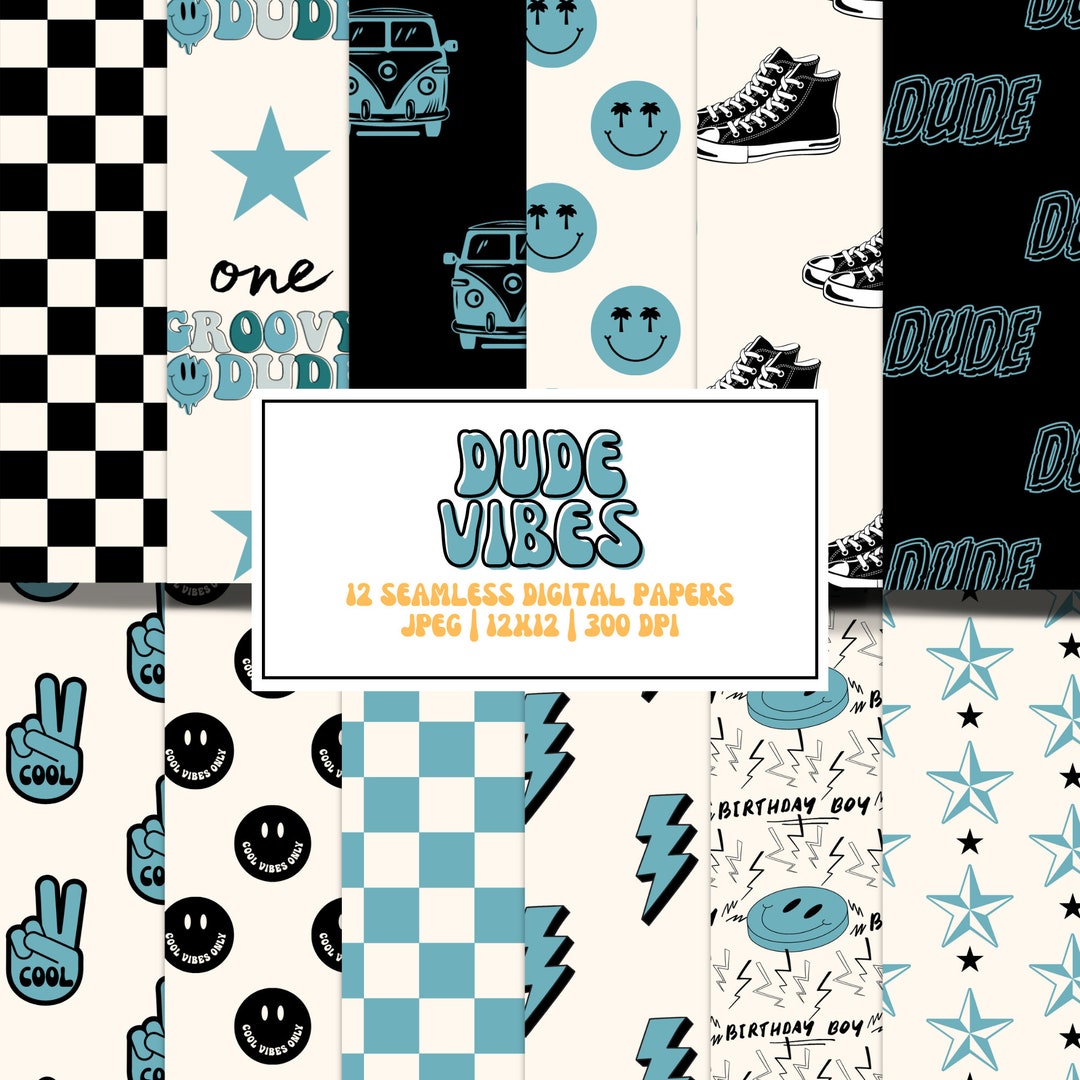 Peace Retro Pattern Checkered Seamless Smiley Face Patterns Digital ...