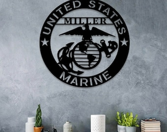 Marine Metal Sign | Etsy