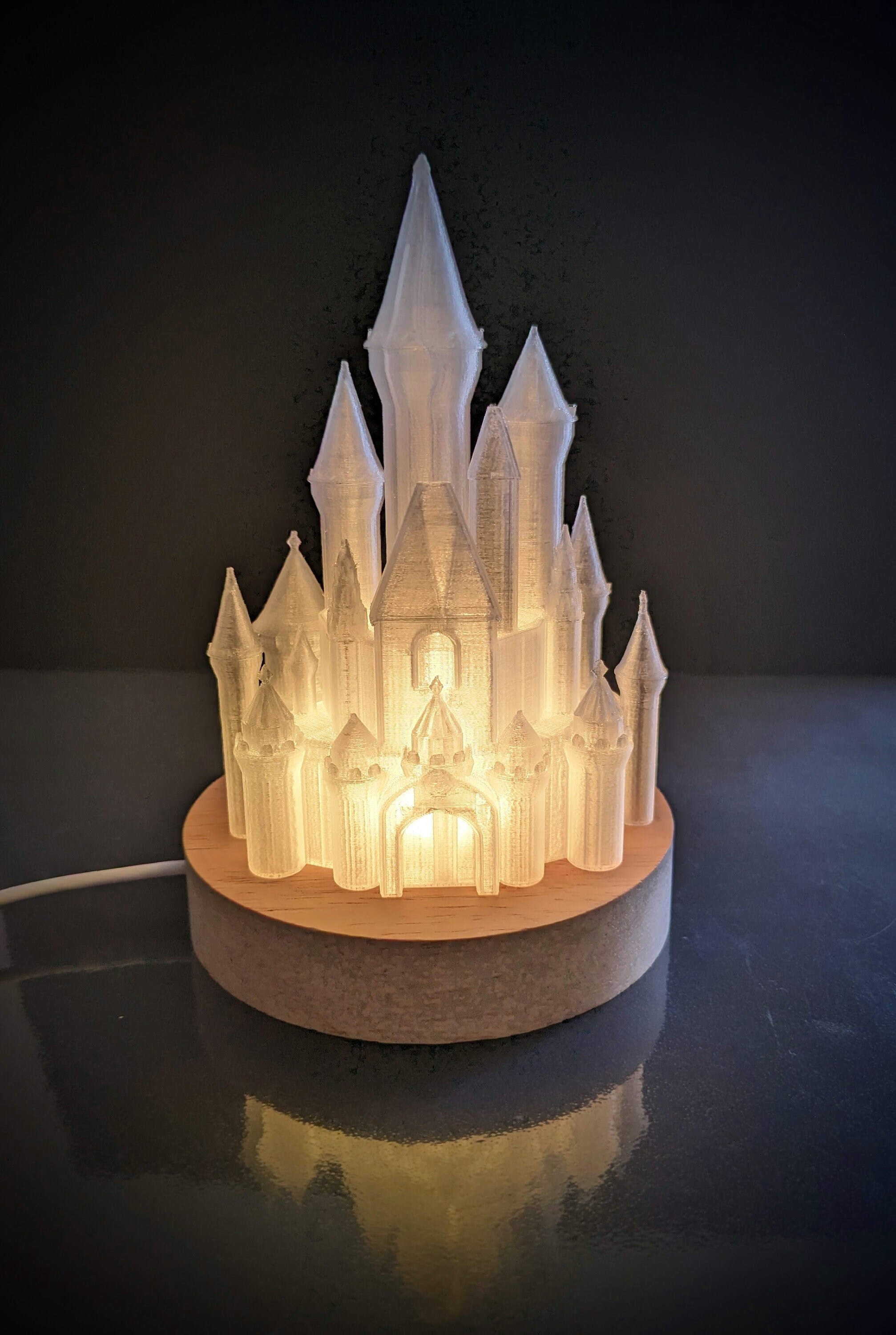 Tabletop Castle Light - Etsy