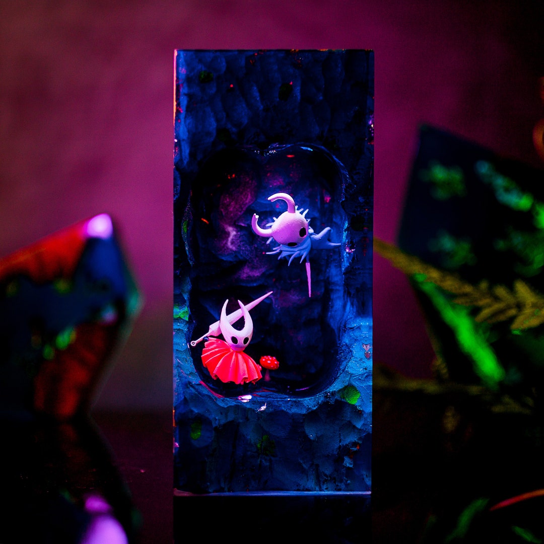 Custom Game Wood Lamp, Hollow Knight Resin Lamp, Night Light Bedroom ...