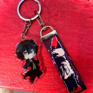 Persona 5 Double Sided Clear Acrylic Keychain 2.5 In With Lanyard 3 In ...
