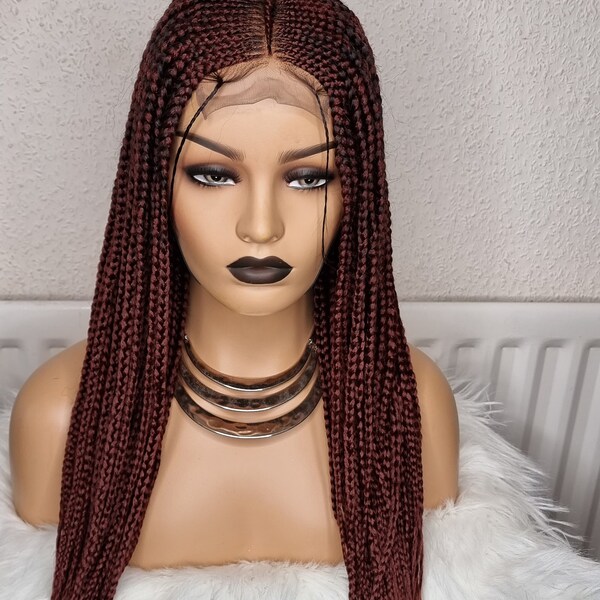 Cornrow Wig - Etsy UK