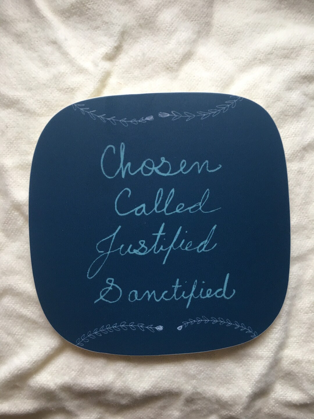 Chosen, Called , Justified, Sanctified Vinyl Sticker - Etsy