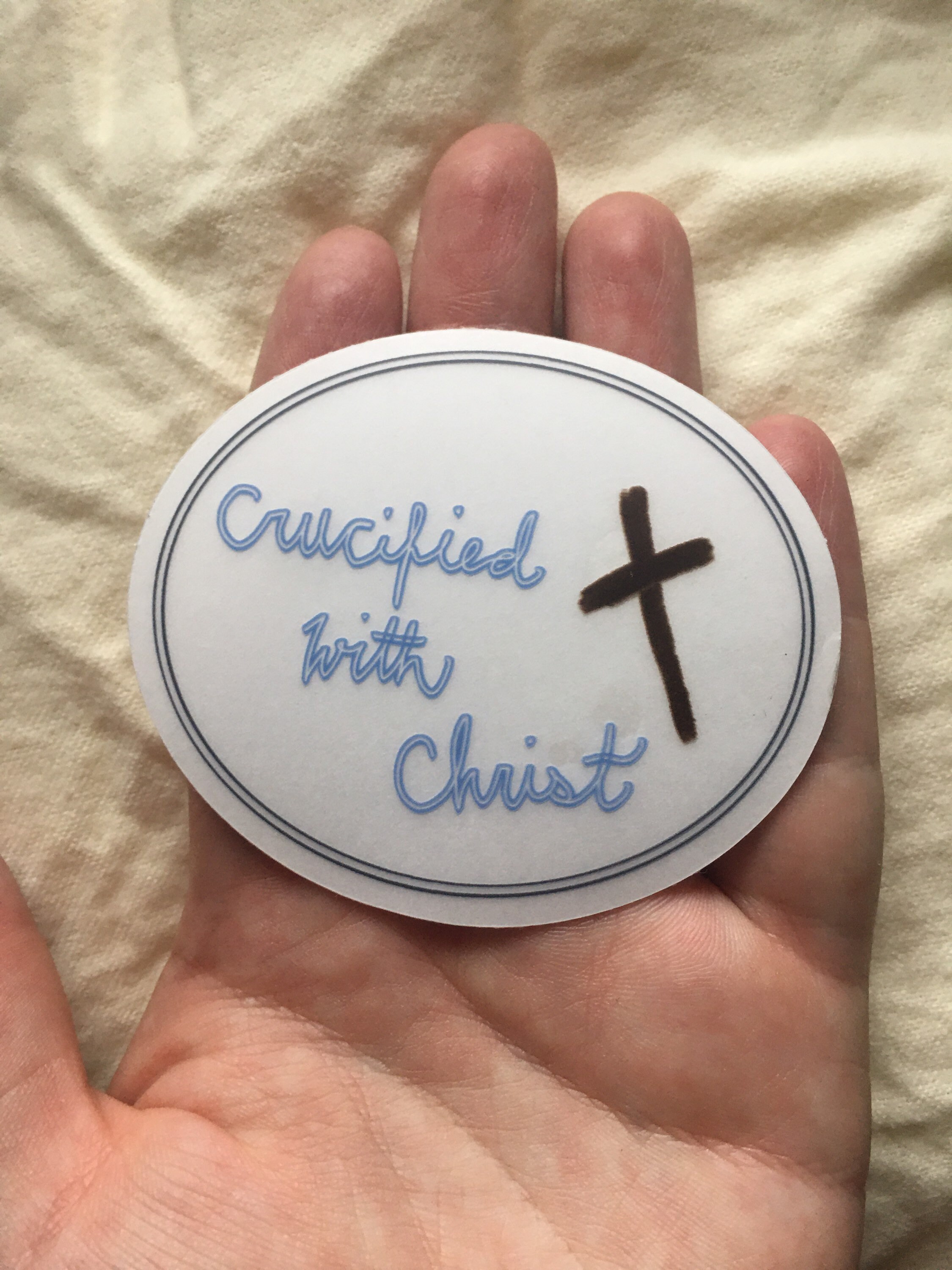 Crucified With Christ Sticker - Etsy