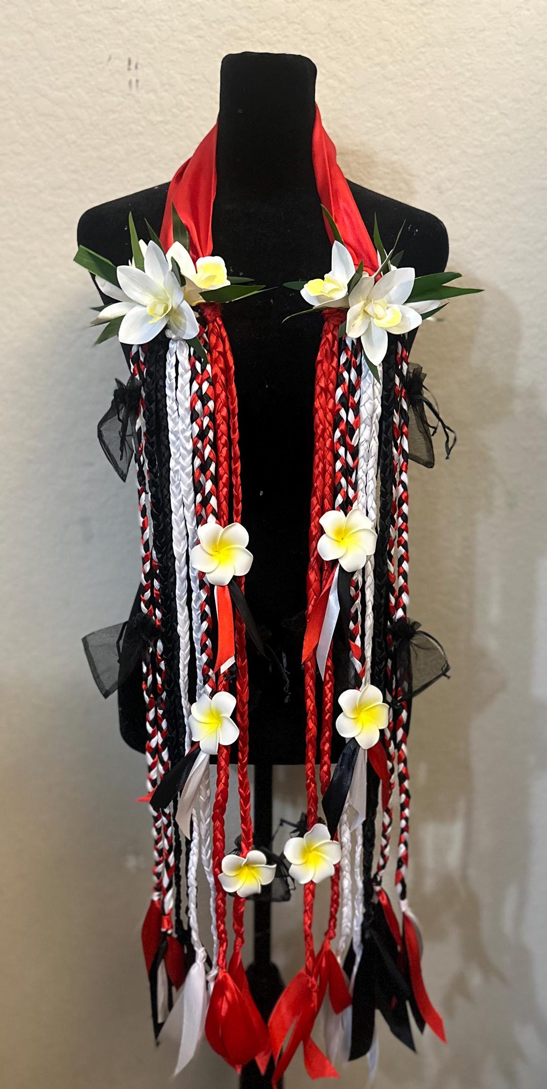 Orchids and Plumerias Graduation Lei With Sachet Bags - Etsy