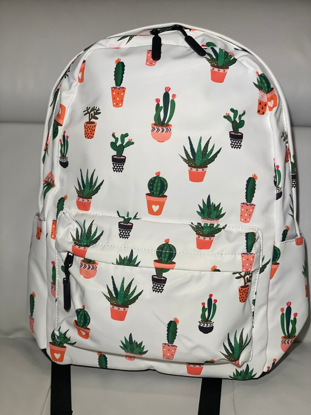 Kawaii Inspired Cactus Tree Design Backpack for School / Outdoor Use ...