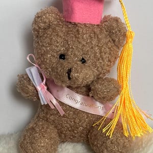 Personalized Graduation Lei With Mini Grad Bear - Class of 2025 - Etsy