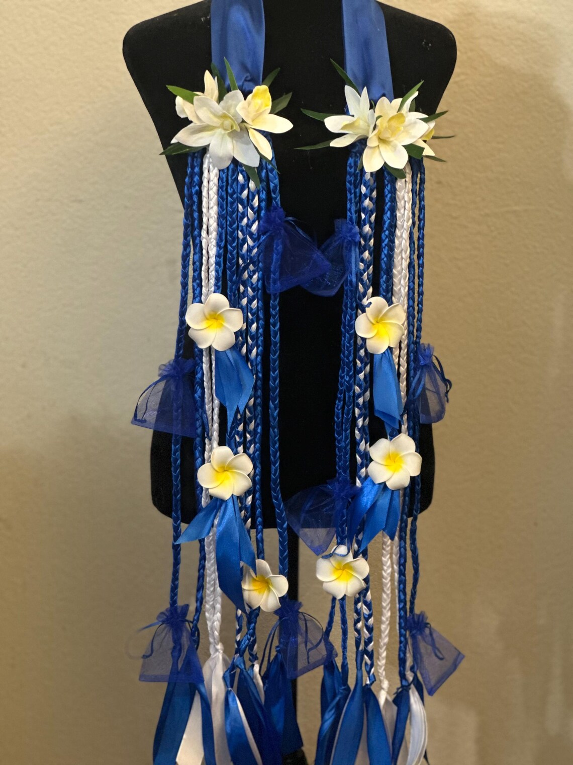 Orchids and Plumerias Graduation Lei With Sachet Bags - Etsy