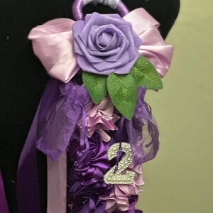 TRIPLE Ribbon Rose Graduation Lei With Name and Year + Sachet Bags - Etsy