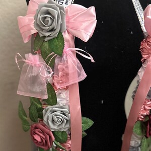 TRIPLE Ribbon Rose Graduation Lei With Sachet Bags - Etsy