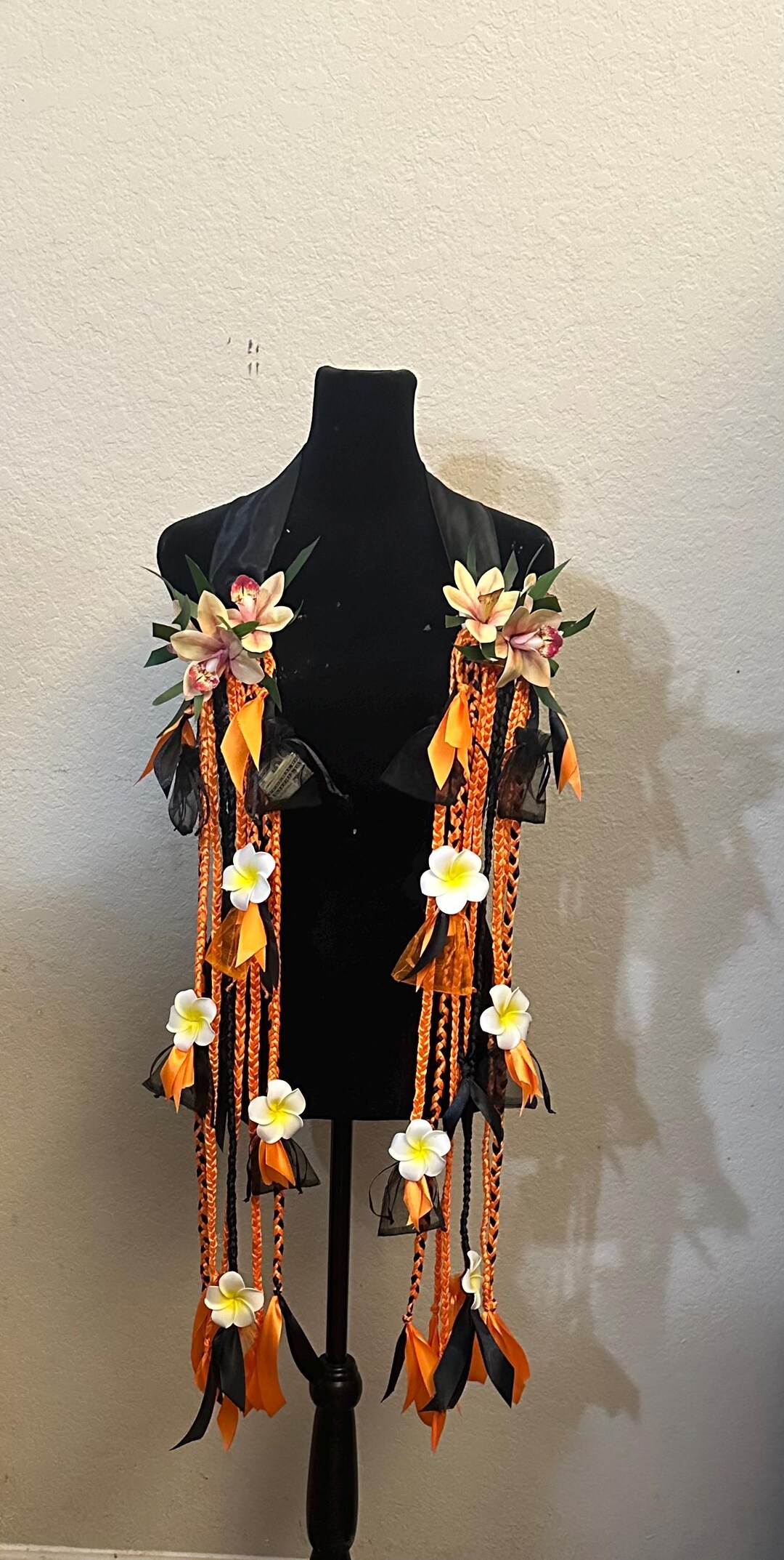 Orchids and Plumerias Graduation Lei With Sachet Bags - Etsy