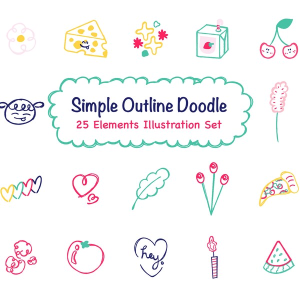 Simple Outline - Etsy