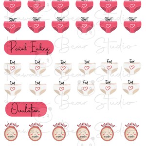 Printable Fertility Planner Stickers - Etsy