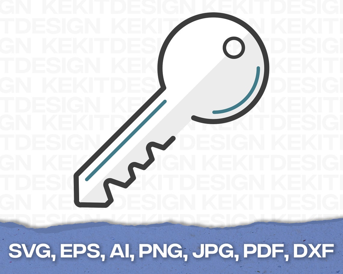 Key, Security Key, Key Lock SVG, EPS, PNG and More Instant Digital ...