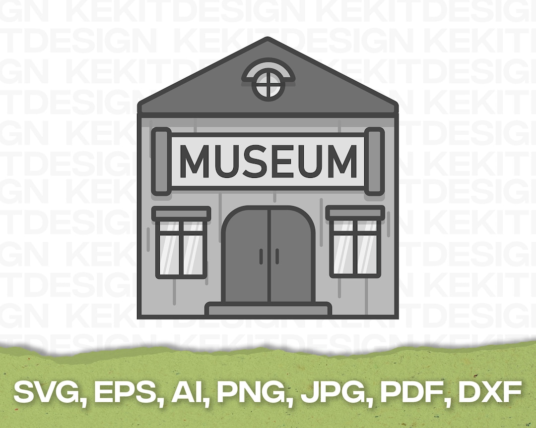 Museum City House SVG, EPS, PNG and More Instant Digital Download. D19 ...