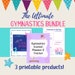 Gymnastics Printable Bundle, Gymnastics Journal, Gymnastics Trackers ...