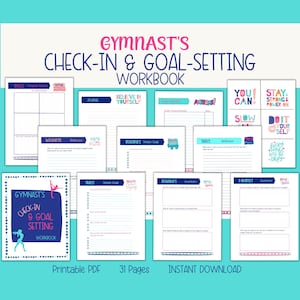 Gymnastics Goal-setting, Gymnastics Mindset, Gymnastics Tracker ...