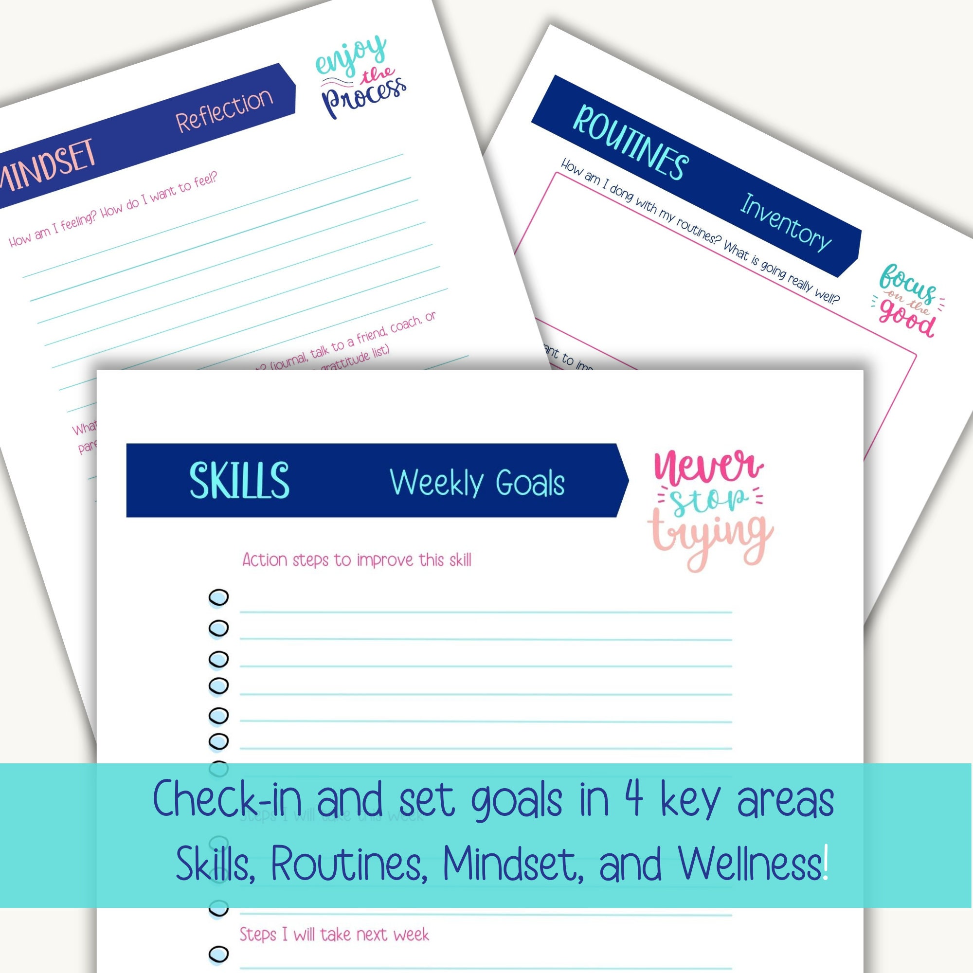 Gymnastics Goal-setting, Gymnastics Mindset, Gymnastics Tracker ...
