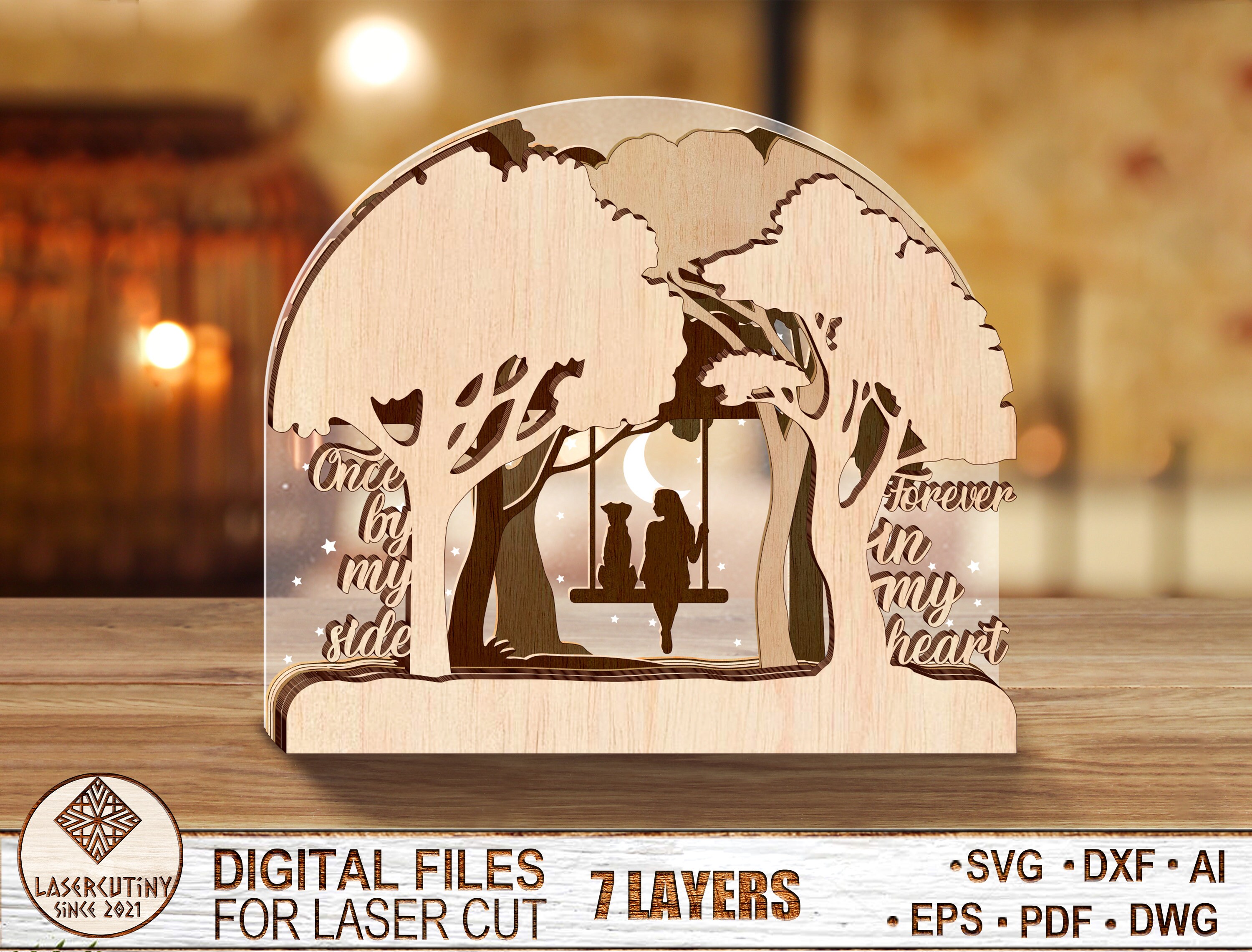 Lasercutiny Multi-layer Glowforge Bundle 15 Designs Mega - Etsy
