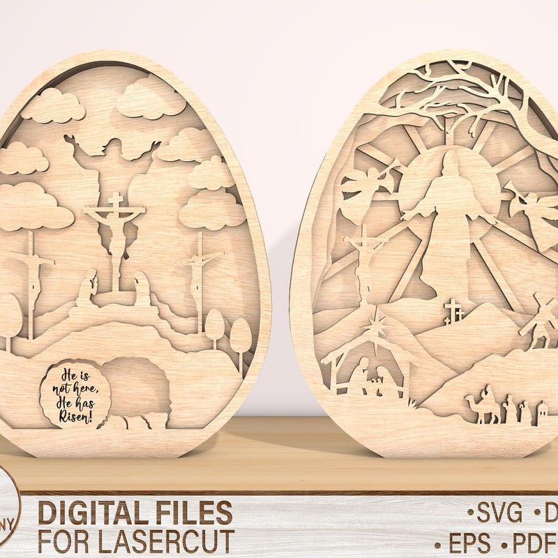 Empty Tomb Wood File - Etsy