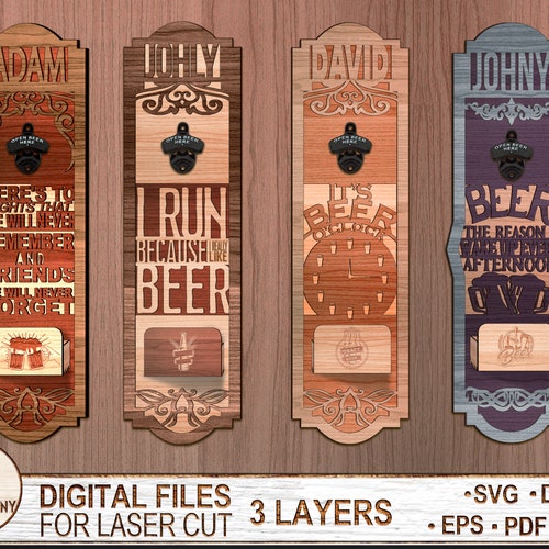 Beer Lovers Beer Openers Beer Lovers Laser Digital File Beer - Etsy