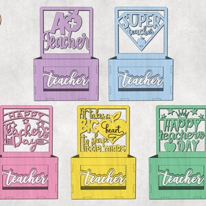 Bundle Teacher's Day Crate Svg, Teacher Treats Box Svg, Treat Box Svg ...