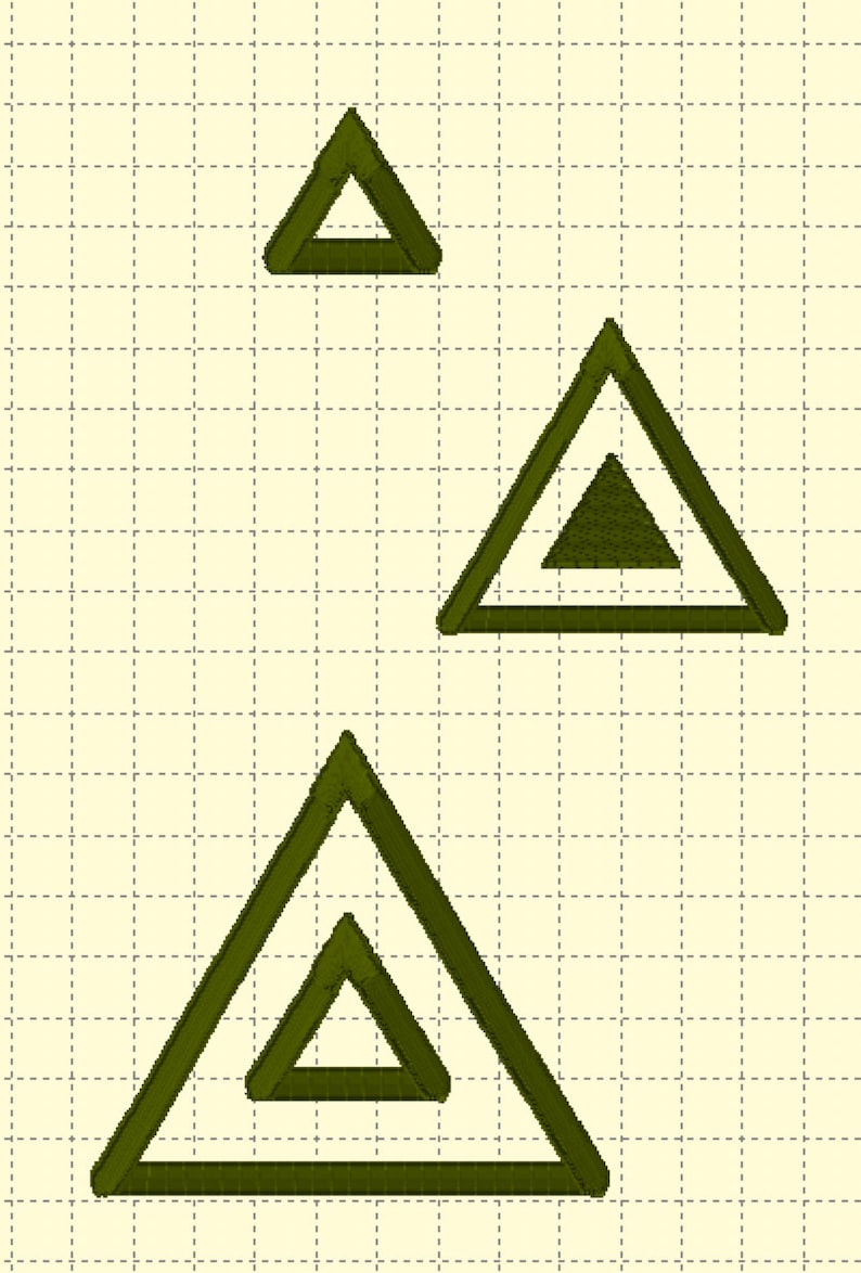 The Legend of Zelda: Tears of the Kingdom Zonai Triangles Embroidery ...