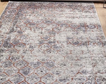 White Persian Rug 4x6 - Etsy