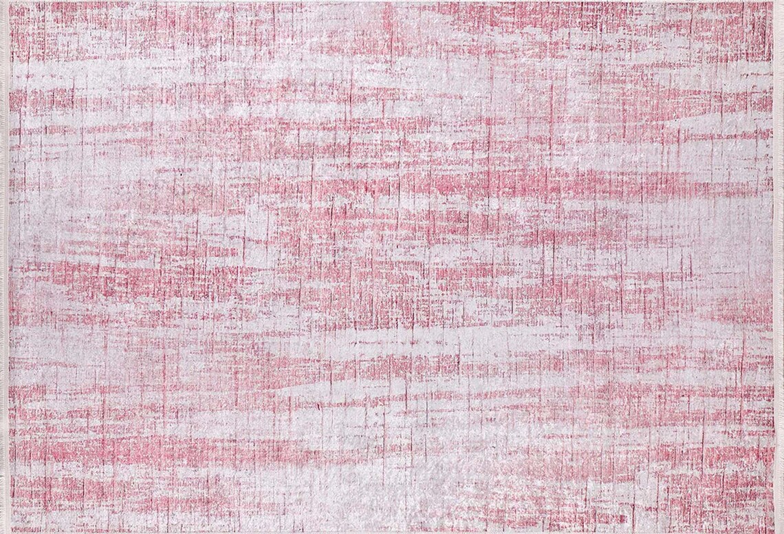 Distressed Pink Rug Shabby Chic Abstract Oversized Area Rugs | Etsy