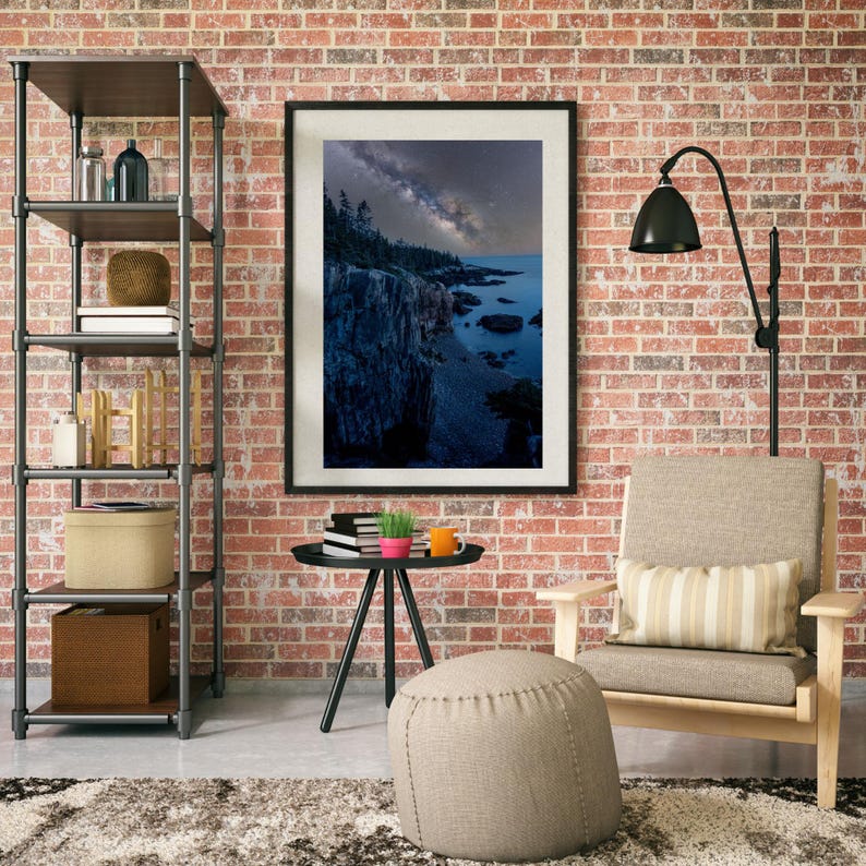 Milky Way Over Acadia National Park - Maine Nightscape Print - Acadia National Photo - Maine ...