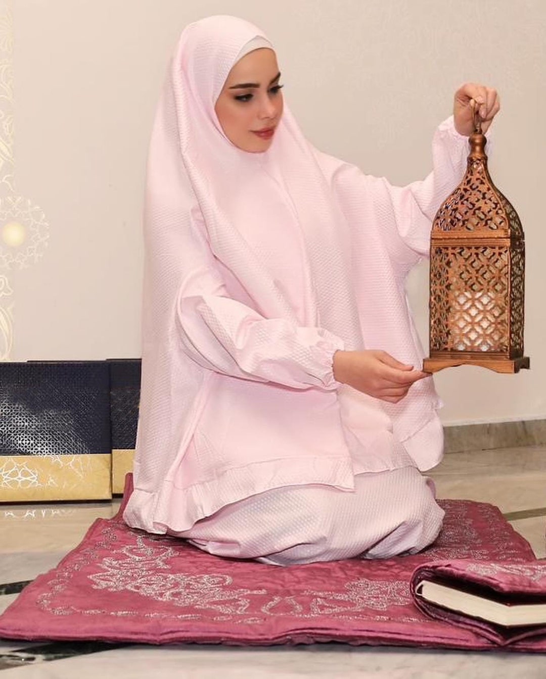 Prayer Clothes With Sleeves, Muslim Prayer, Clothes, Ramadan, Eid ...