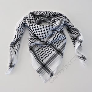 Kuffiyah, Palestine Traditional Head Cover, Kufiya, Kuffeyeh, Handmade ...