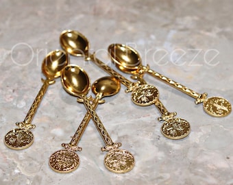 Gold Tea Spoons - Etsy